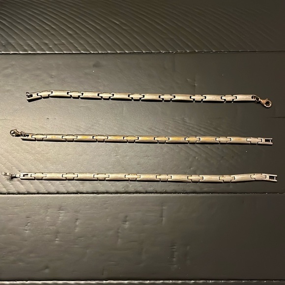 Nikken | Jewelry | Silver Nikken Magnetic Therapy Bracelets | Poshmark